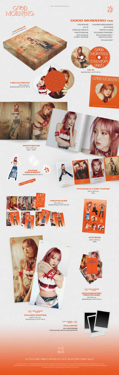 YENA - [GOOD MORNING] 3rd Mini Album GOOD MORNING Version – kpopalbums.com