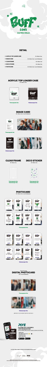 LUN8 - [BUFF] 2nd Mini Album PLVE 2 Version SET – kpopalbums.com