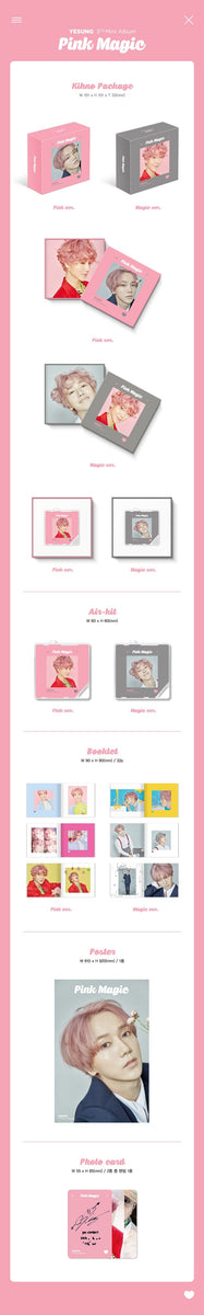 YESUNG - [PINK MAGIC] (3rd Mini Album KIHNO KIT 2 Version SET ...