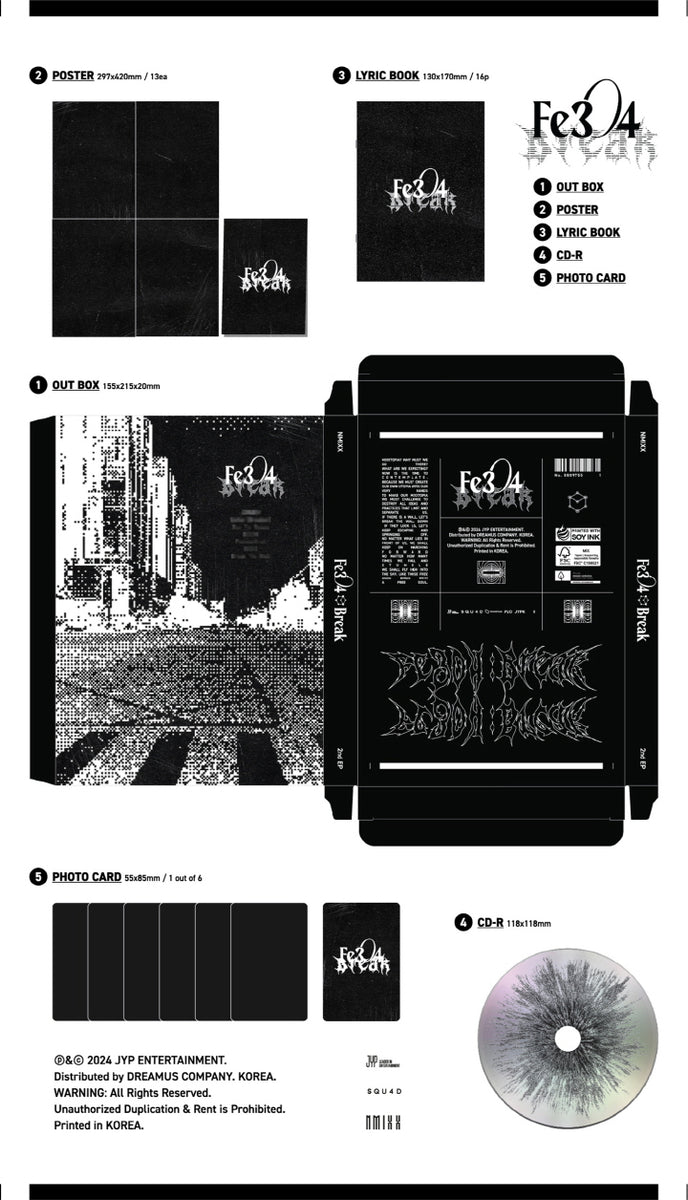 NMIXX - [FE3O4: BREAK] (2nd EP Album POSTER Version) – kpopalbums.com