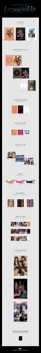LOOSSEMBLE - [LOOSSEMBLE] (1st Mini Album SPACE Version) – kpopalbums.com