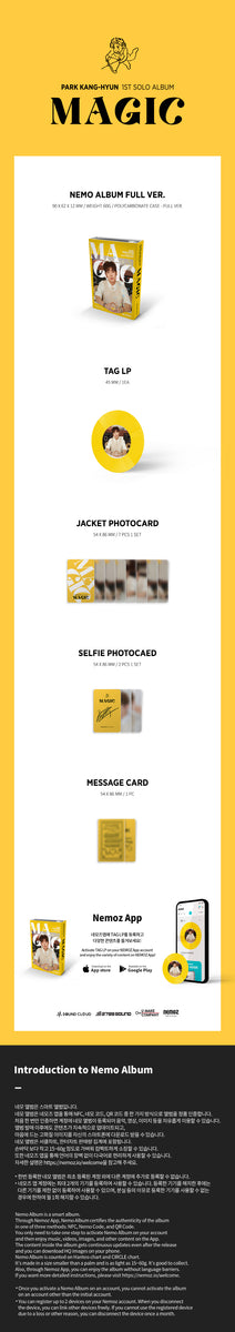 PARK KANG HYUN (Music Collaboration) - [MAGIC] (1st Solo Album NEMO...) – kpopalbums.com