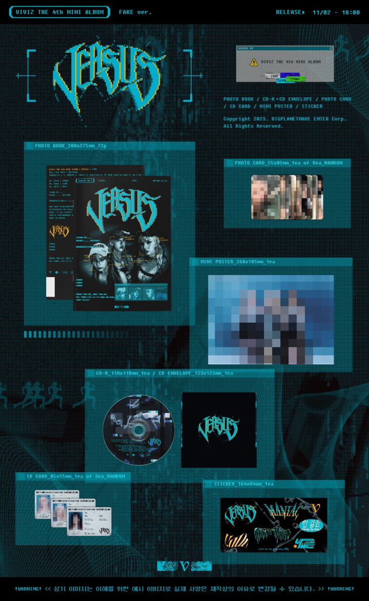 VIVIZ - [VERSUS] (4th Mini Album PHOTOBOOK FAKE Version) – kpopalbums.com