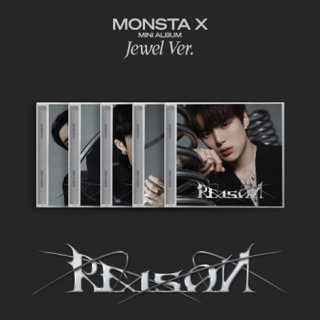 MONSTA X - [REASON] (12th Mini Album Jewel Case 5 Version SET ...