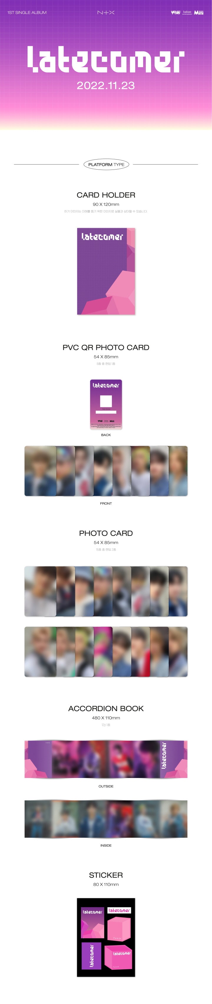 NTX - [LATECOMER] (1st Single META PLATFORM Album) – kpopalbums.com