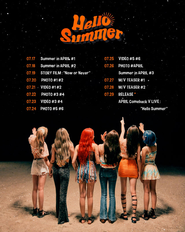 April - [Hello Summer] (Special Album RANDOM Version) – kpopalbums.com