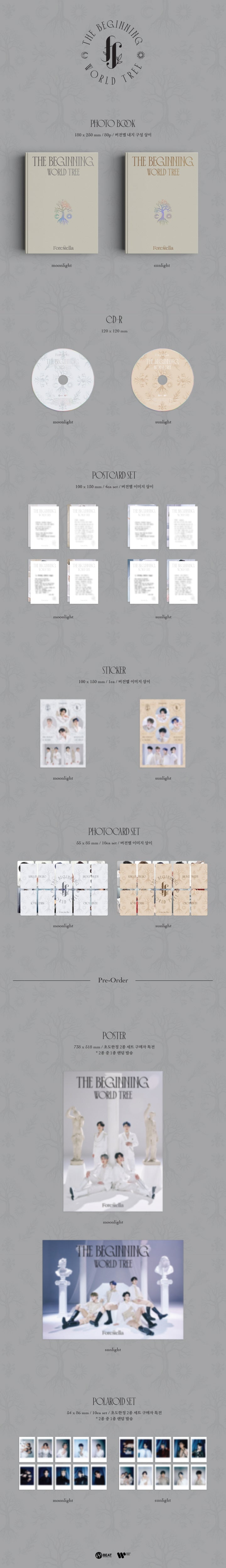FORESTELLA - [THE BEGINNING : WORLD TREE] (1st Mini Album MOONLIGHT ...