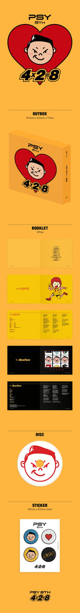 PSY - [4x2=8] (8th Album) – kpopalbums.com