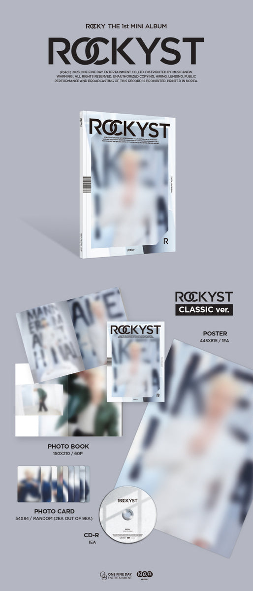 ROCKY - [ROCKYST] (1st Mini Album CLASSIC Version) – kpopalbums.com
