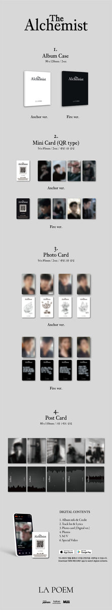 LA POEM - [The Alchemist] (2nd Mini Album PLATFORM 2 Version SET ...