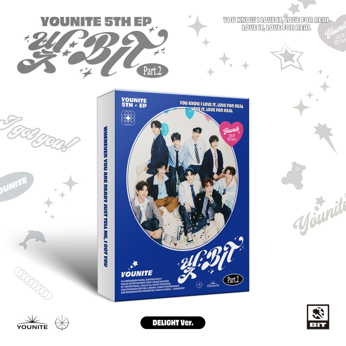 YOUNITE - [빛 : BIT PART.2] (5th EP Album DELIGHT Version) – kpopalbums.com