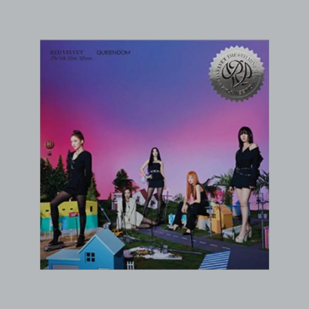 RED VELVET - [QUEENDOM] (6th Mini Album QUEENS Version A (SILVER) C ...