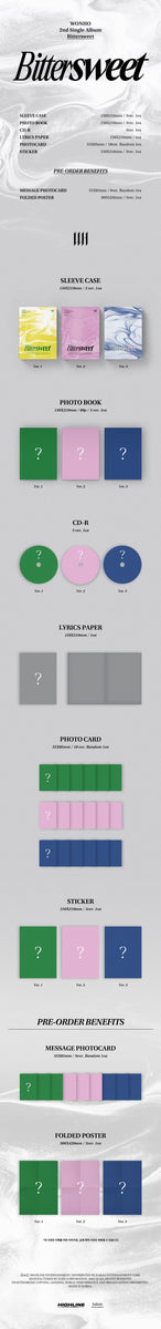 WONHO - [Bittersweet] (2nd Single Album RANDOM Version) – kpopalbums.com
