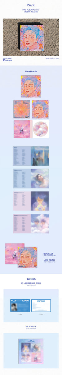 Dept - [Persona] (1st Full Album) – kpopalbums.com