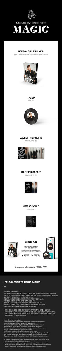 PARK KANG HYUN (Music Collaboration) - [MAGIC] (1st Solo Album NEMO...) – kpopalbums.com